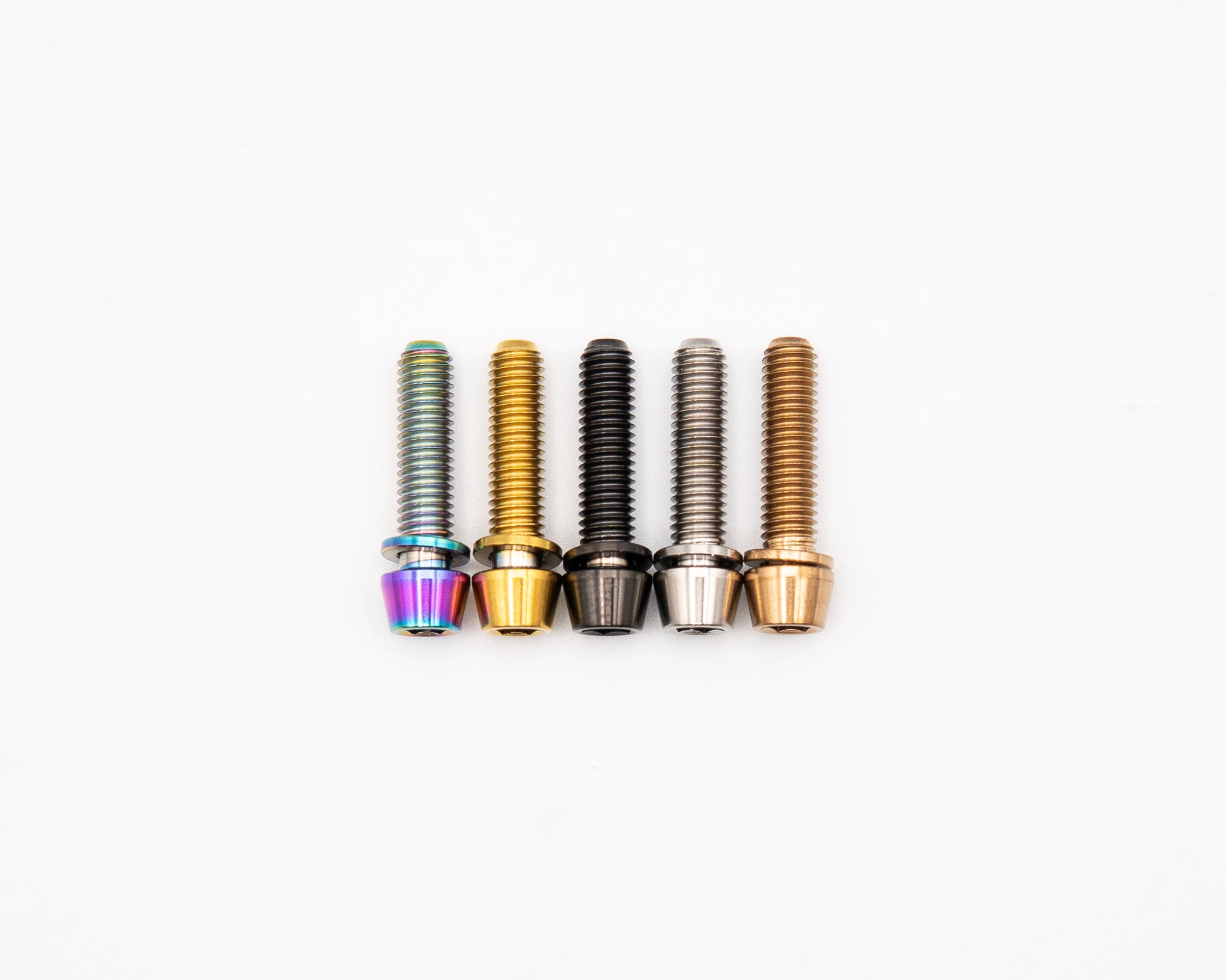 Titanium Mountain Bike Bolt - M5x20mm - Narrow Tapered Head – Better Bolts