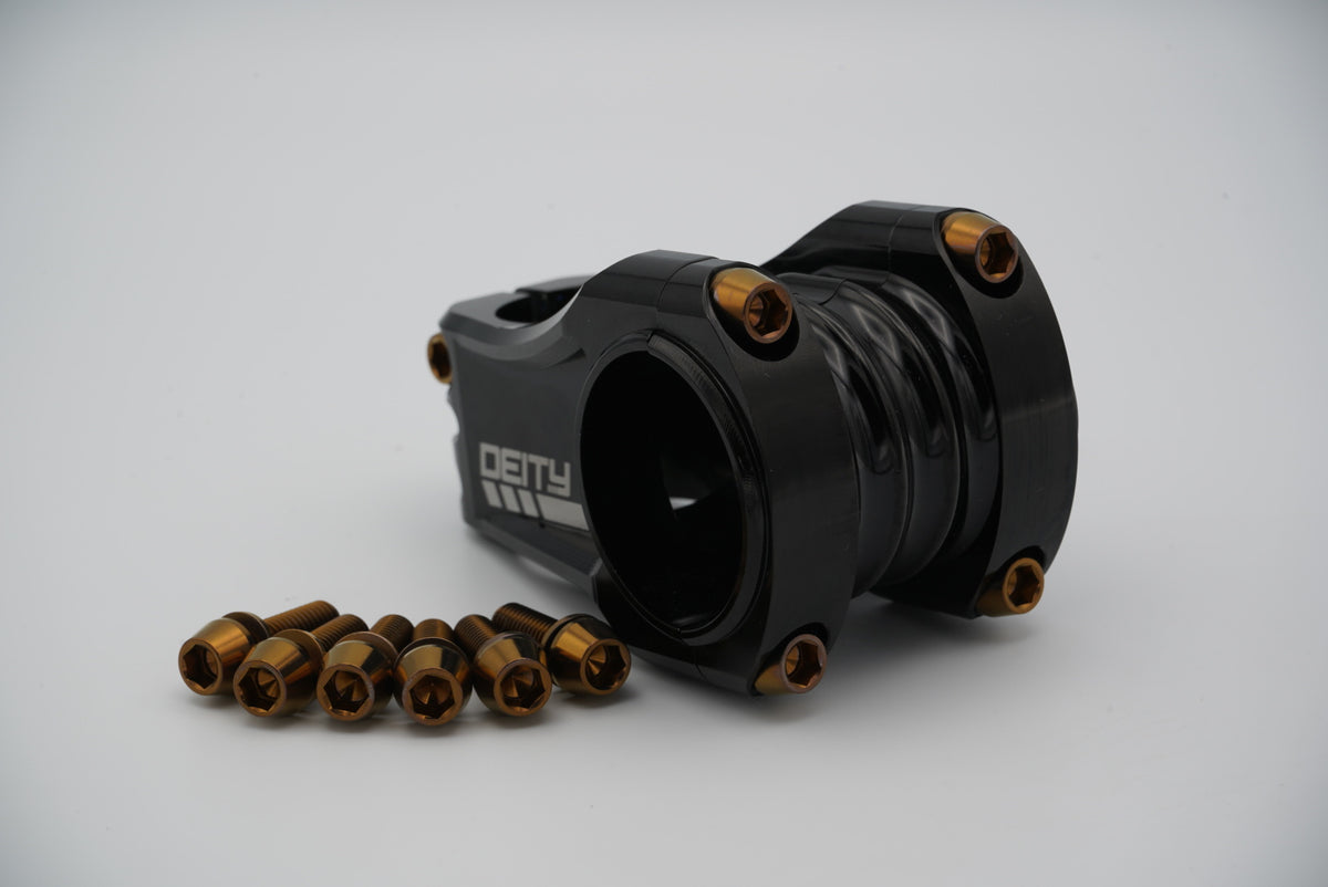Deity Copperhead Stem Kit - Tapered Heads - Titanium – Better Bolts