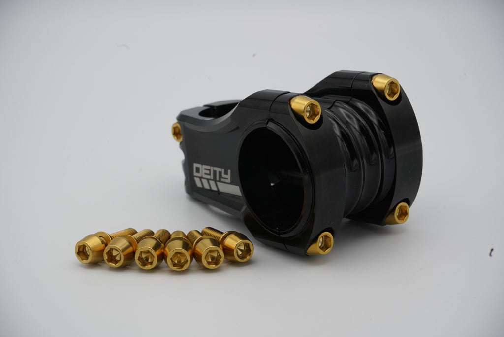 Deity Copperhead Stem Kit - Tapered Heads - Titanium – Better Bolts