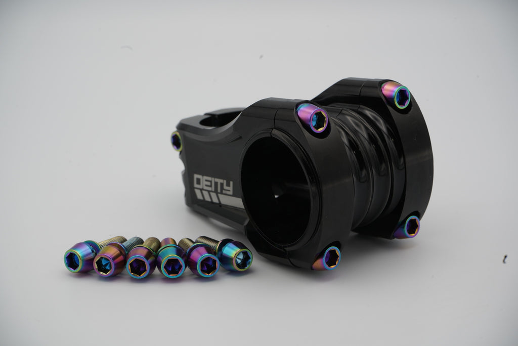Deity Copperhead Stem Kit - Tapered Heads - Titanium – Better Bolts