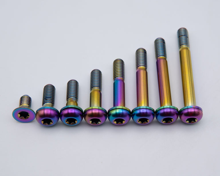 Flat Mount Caliper Bolts - Titanium – Better Bolts