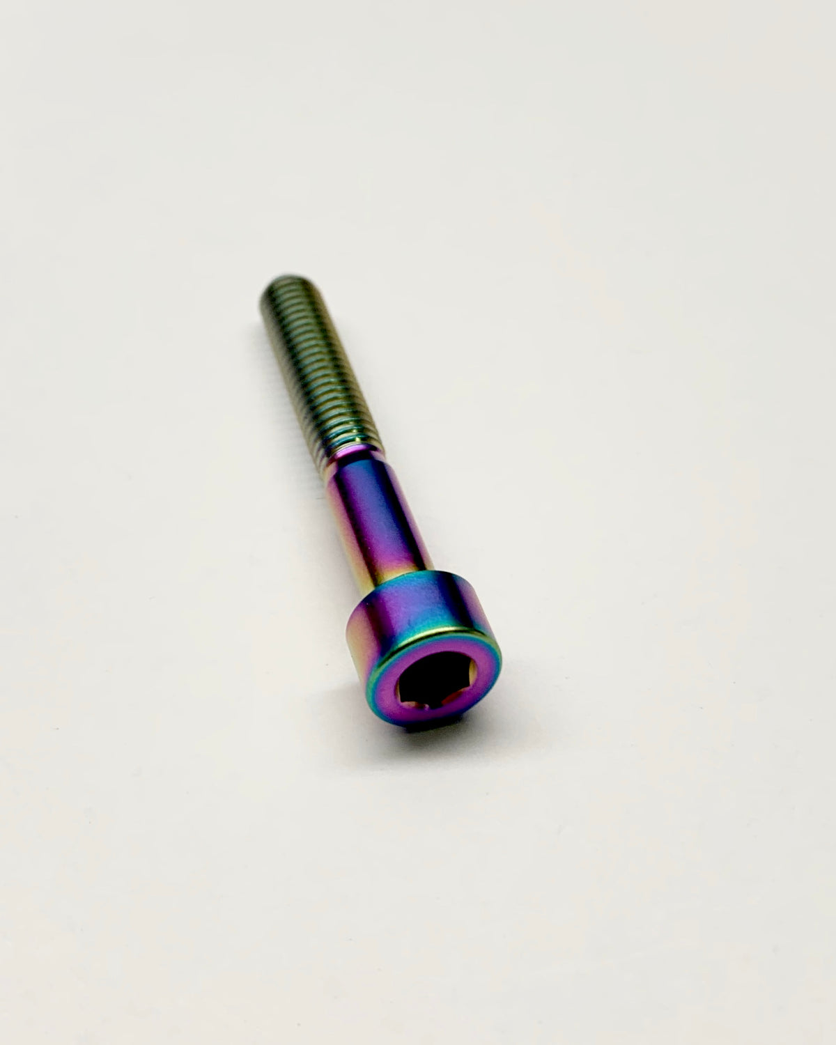 M6x40mm - Capped Head - Rainbow Oil Slick - Titanium – Better Bolts