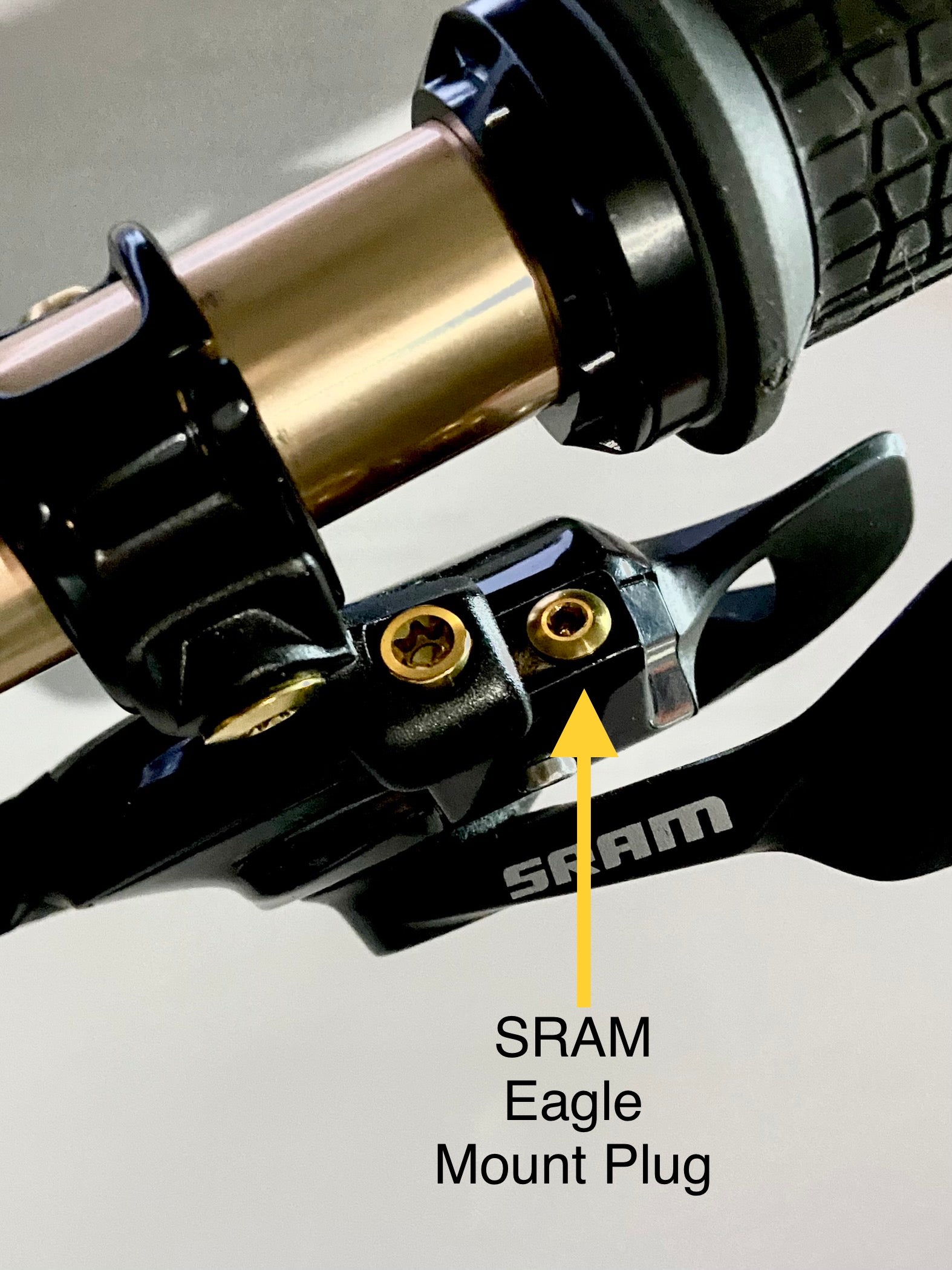 SRAM Mount Plug Screw Titanium – Better Bolts