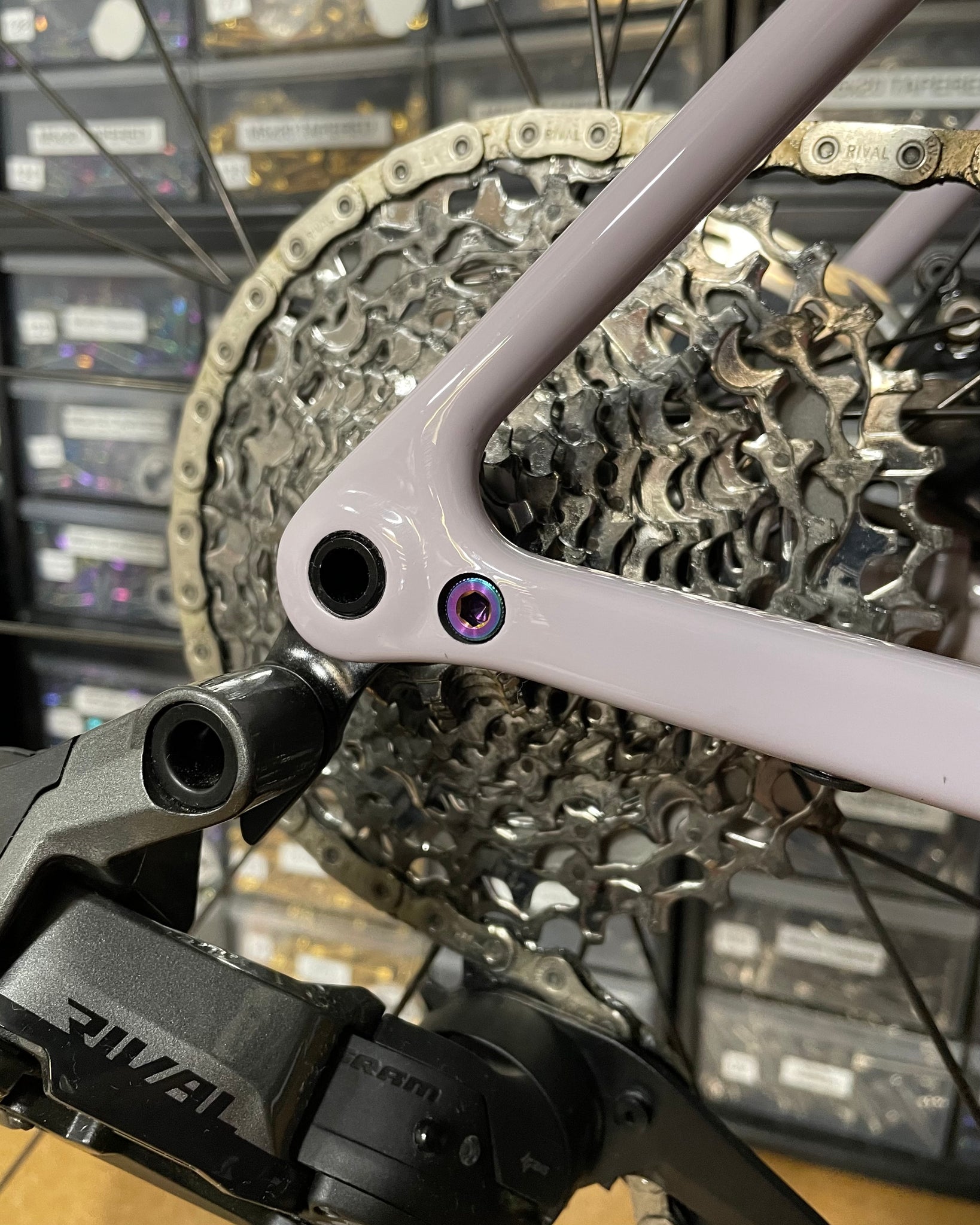 Titanium Specialized Road/Gravel Derailleur Hangar Bolt – Better Bolts