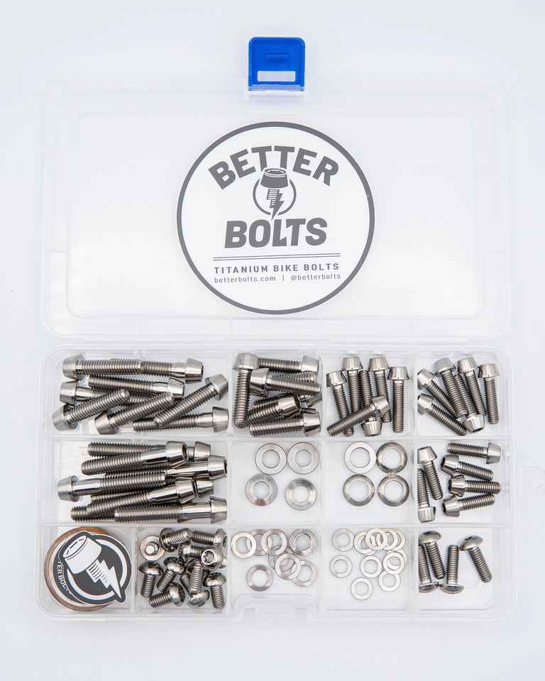 Mountain Bike Bolt Pack - Titanium – Better Bolts