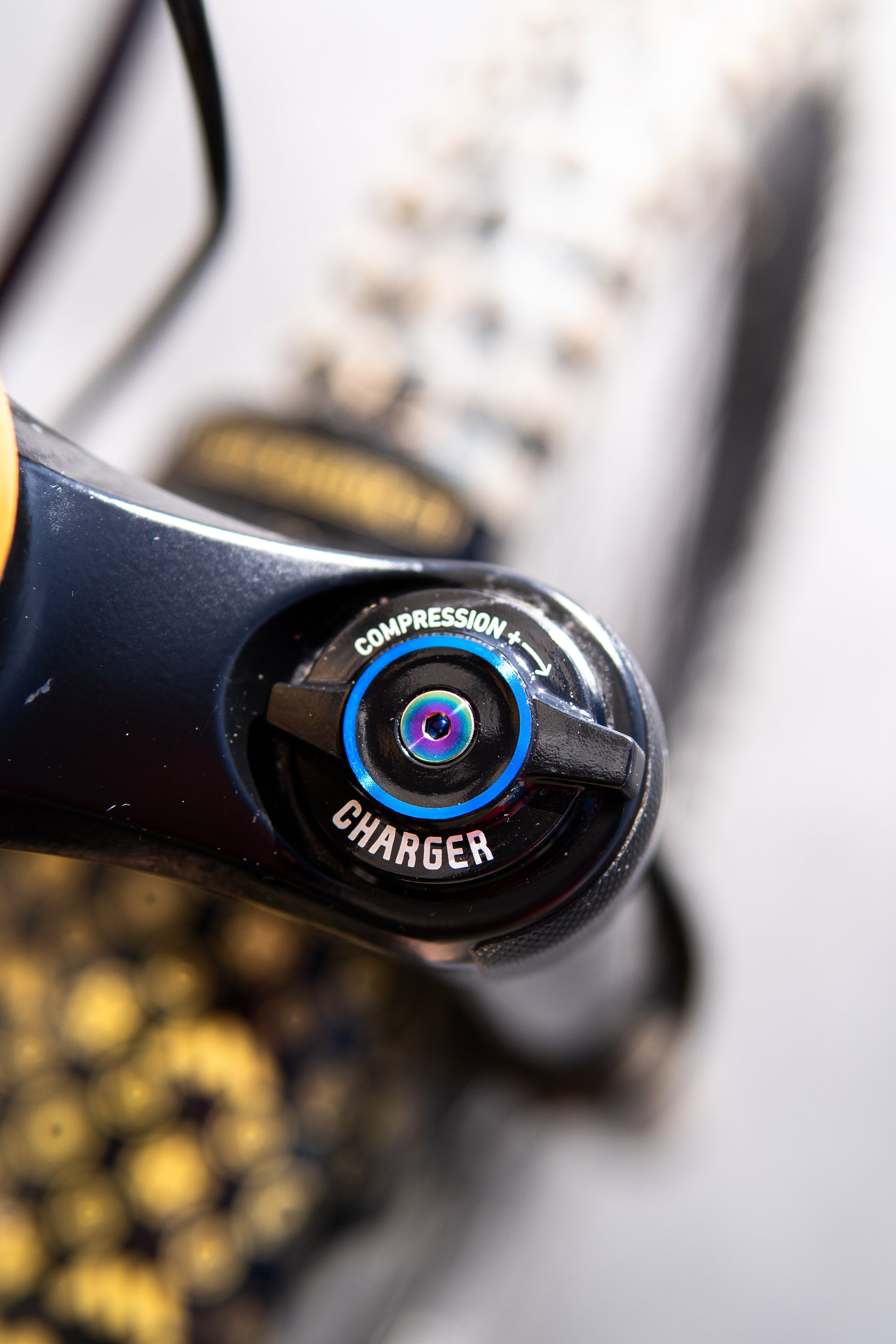 Rockshox Charger Damper Compression Bolt - Titanium – Better Bolts