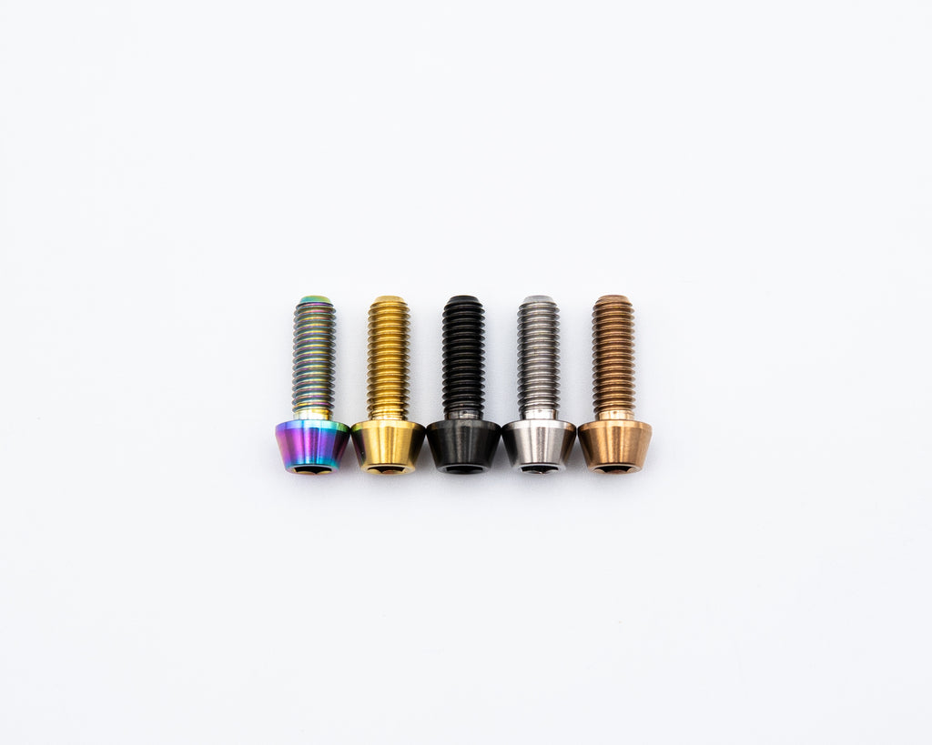 M5x15mm - Tapered Head - Titanium – Better Bolts