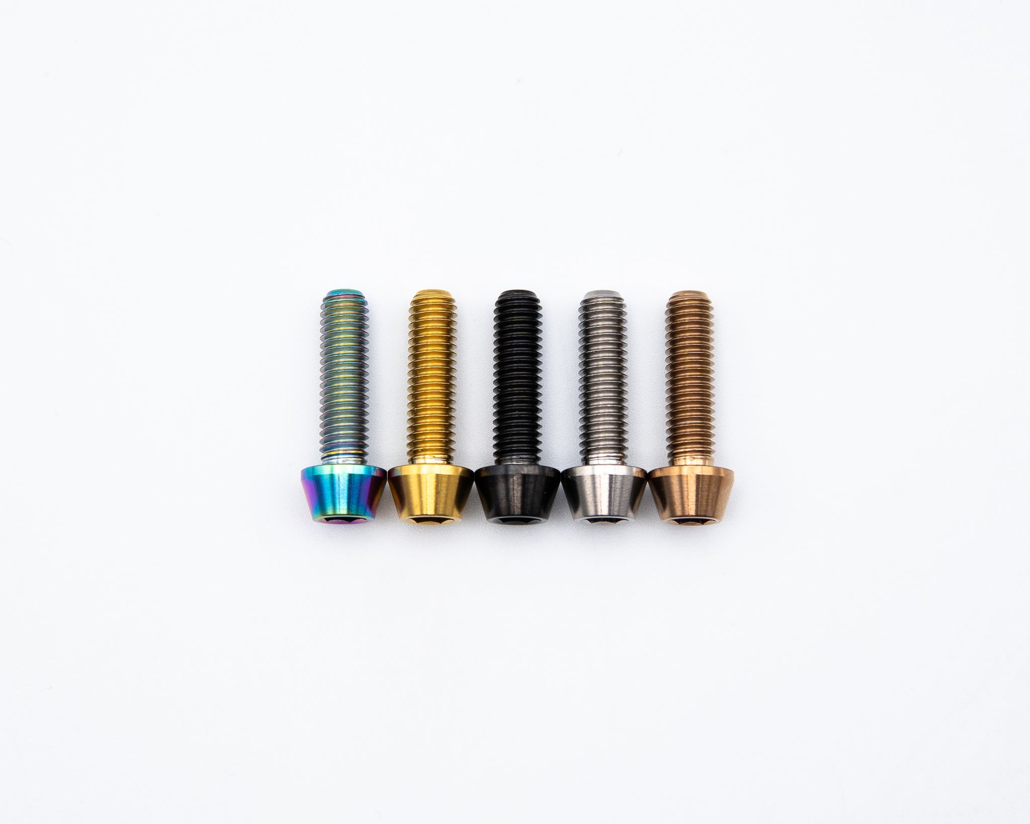 Titanium Mountain Bike Bolt - M5x18mm - Tapered Head – Better Bolts