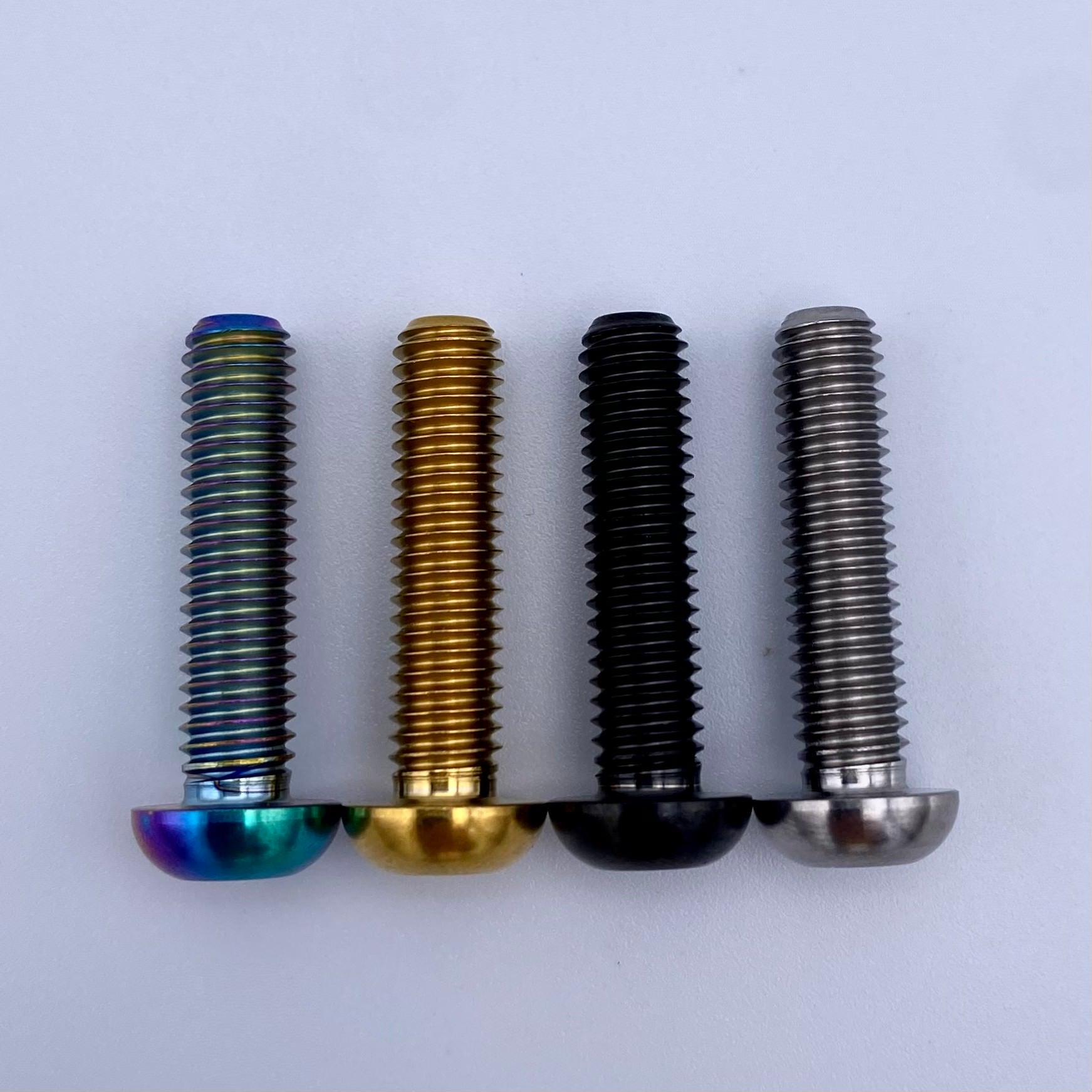 Titanium Mountain Bike Bolt - M6x25mm - Button Head Low Profile – Better Bolts